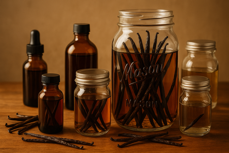 Step 3: Best Jars for Homemade Vanilla Extract | Glass Bottles & Mother ...