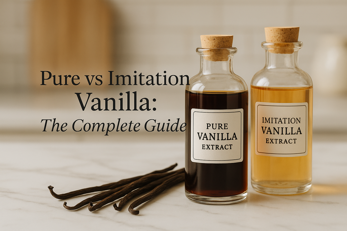 Pure vs Imitation Vanilla Extract Guide - VanillaPura