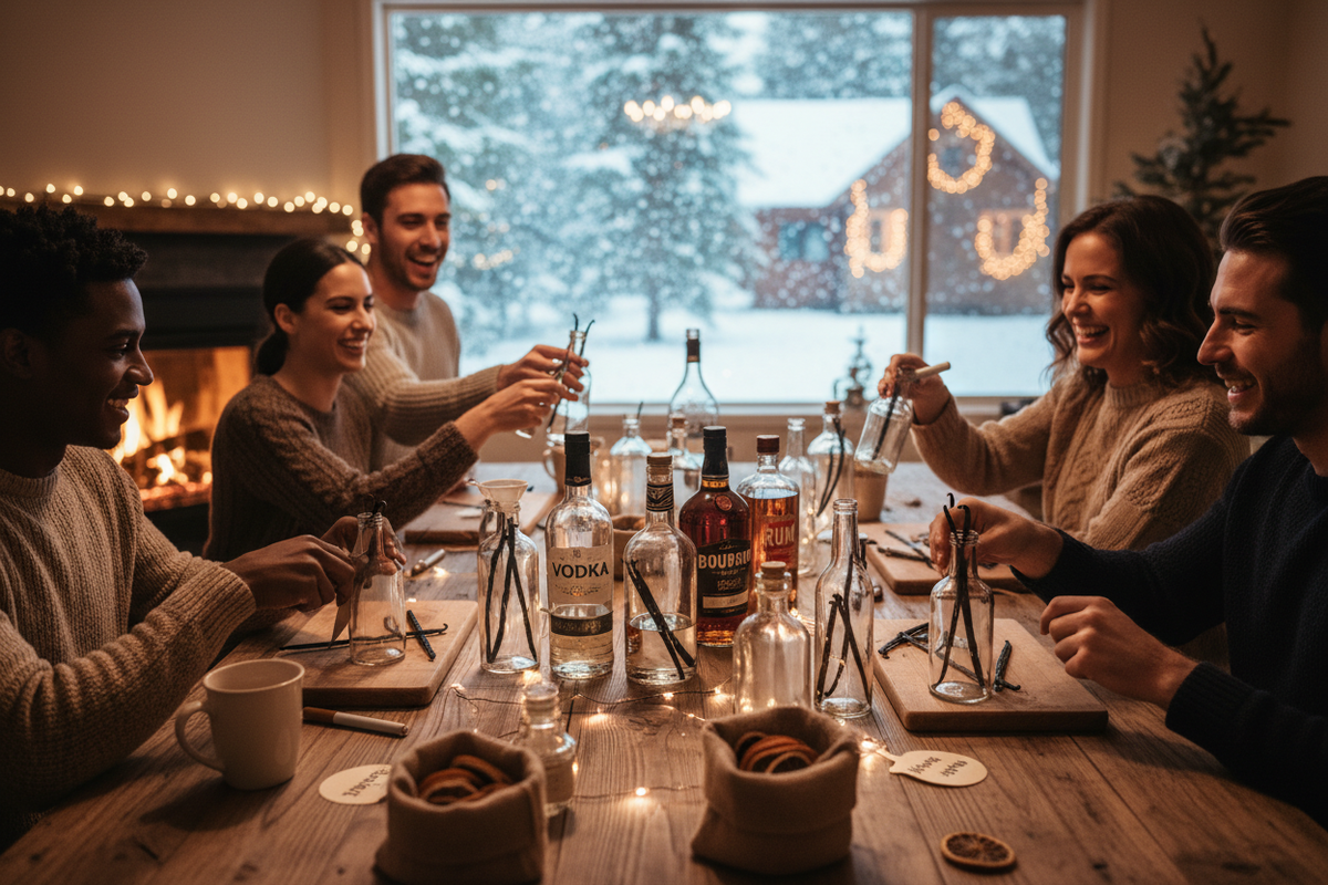 How to Host a Winter Vanilla Extract-Making Party | Beans, Bottles ...