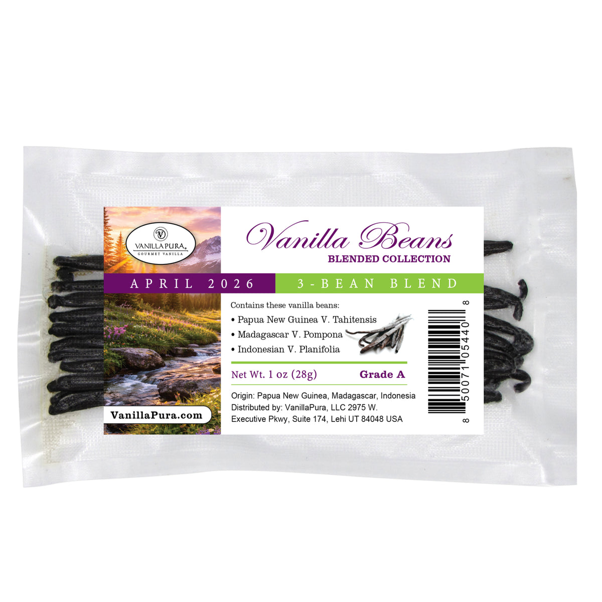 April 2026 3-Species Vanilla Blend | V. pompona, tahitensis ...