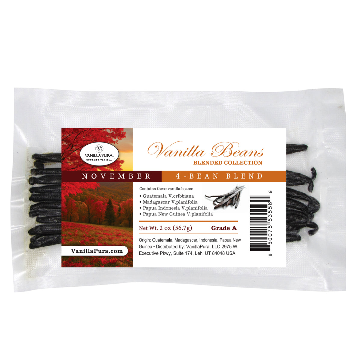November Baking Ideas: 4 Bean Autumn Blend – VanillaPura