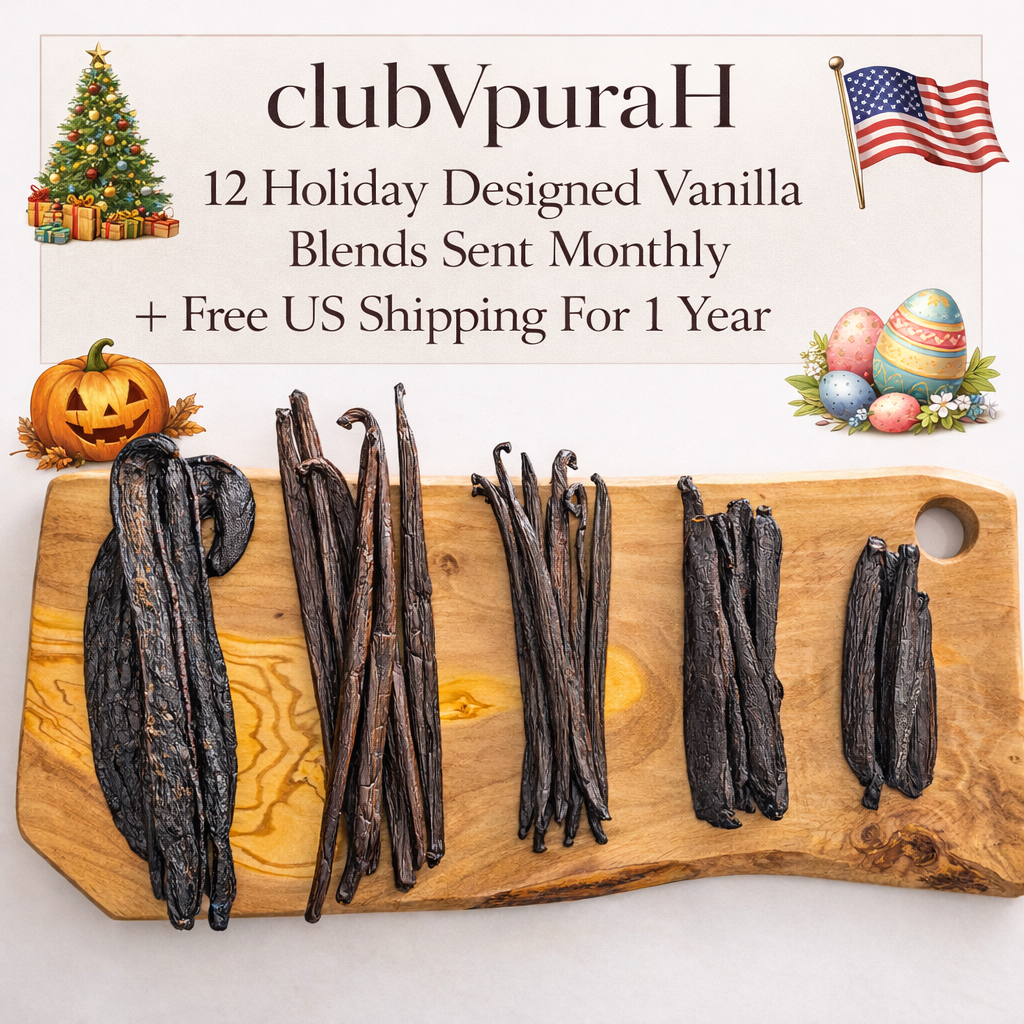 Holiday Vanilla Bean Club | 12 Months + Free Shipping – VanillaPura