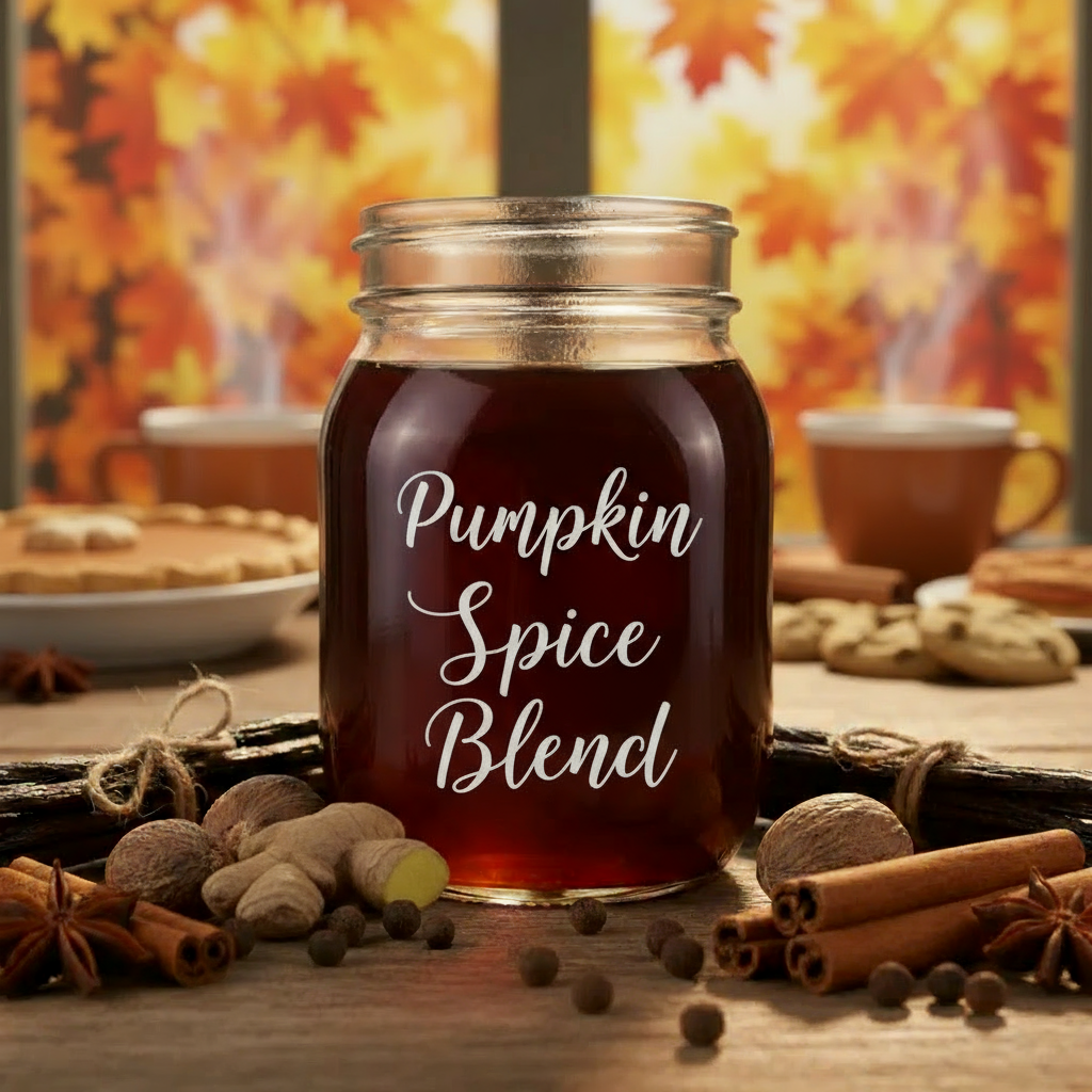 The Pumpkin Spice Vanilla Extract Blend - 7 Ingredients - 1 Pouch - Ju ...