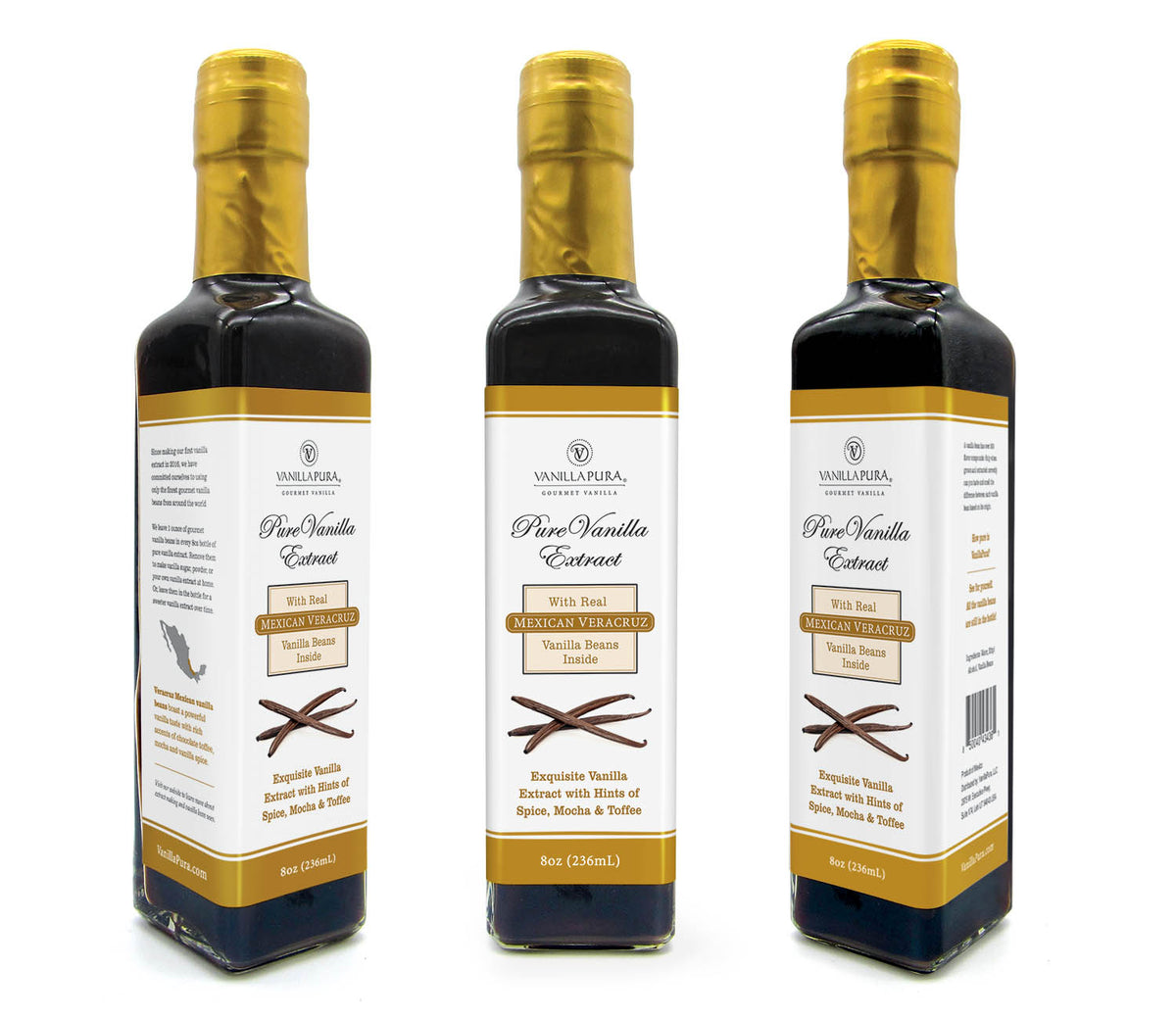 The Original Gourmet Pure Vanilla Bean Extracts by VanillaPura